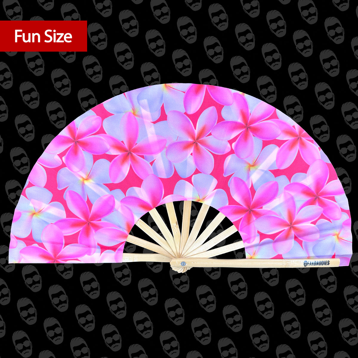 Plumeria Flower UV Fan – Fan Daddies