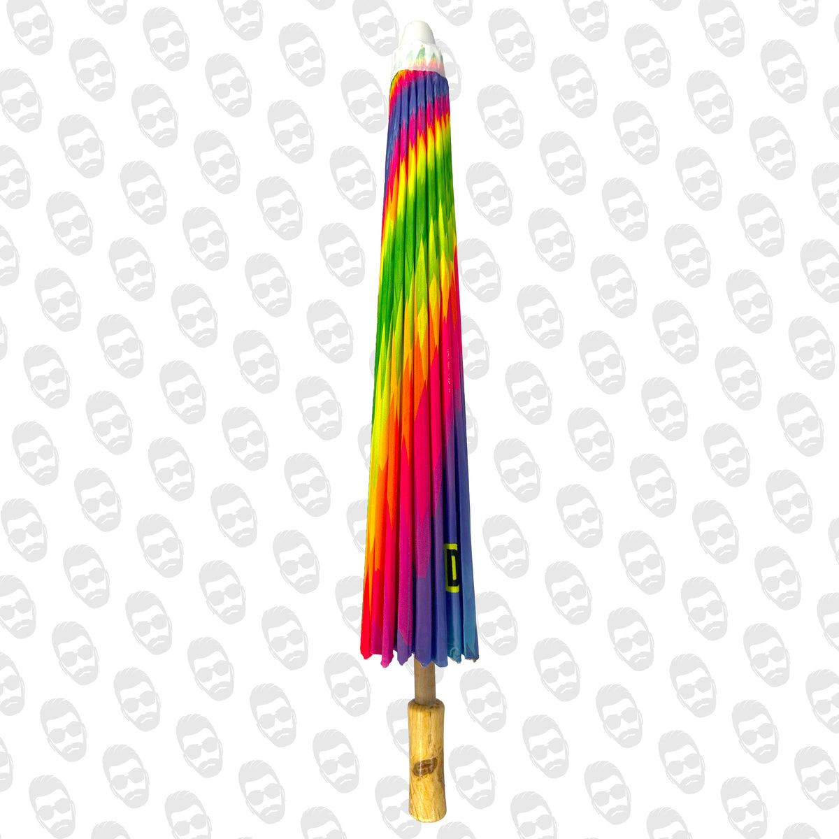 Rainbow Tiedye UV Parasol – Fan Daddies