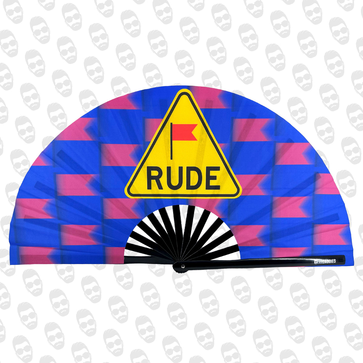 RUDE (RED FLAGS!) UV Fan – Fan Daddies