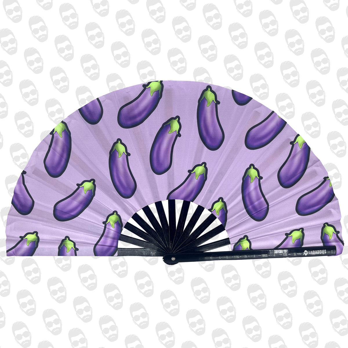 Eggplant Emoji UV Fan – Fan Daddies